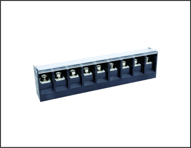 100A / 600V Brass Rail Distribution Terminal Blocks PBT / UL94-V0 M5 ...