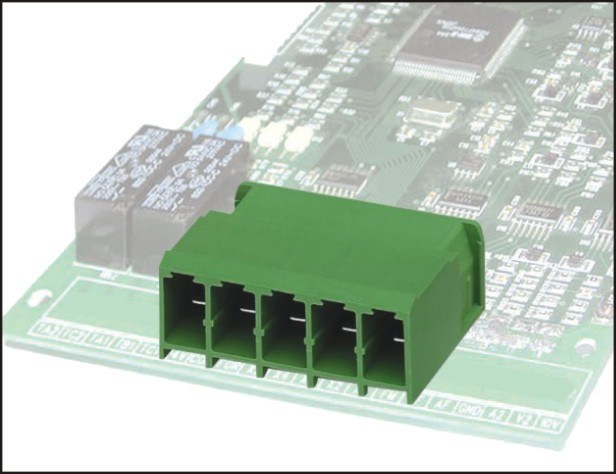 PA66 UL94-V0 Brass / Copper / Steel PCB Terminal Block Connector 20A / 600V 7.62 Pitch