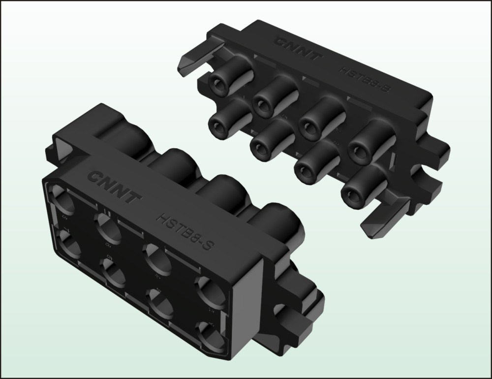 75A Electrical Screw Terminal Block PBT / UL94-V0 AC 600V Operate With ...