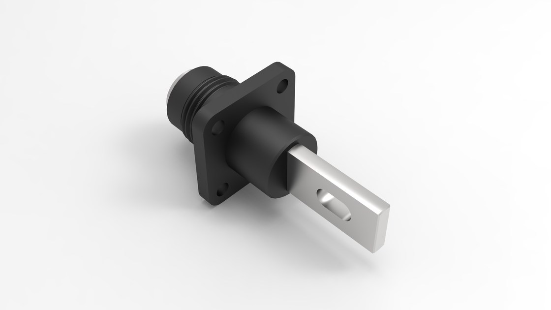 200A Energy Storage Connectorsr Block DC 1000V Color Orange Black PA66 / PBT / UL94-V0 Brass