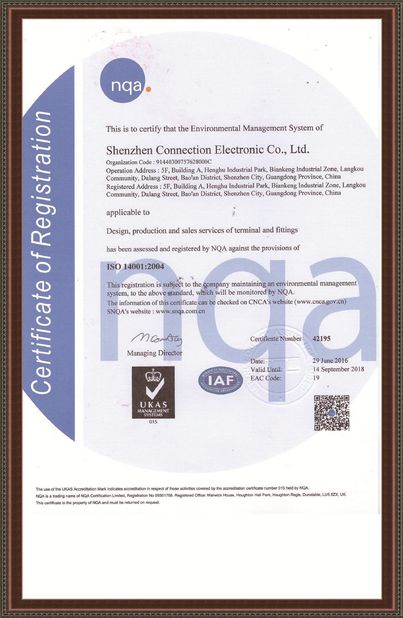 China Shenzhen Connection Electronic Co., Ltd quality control